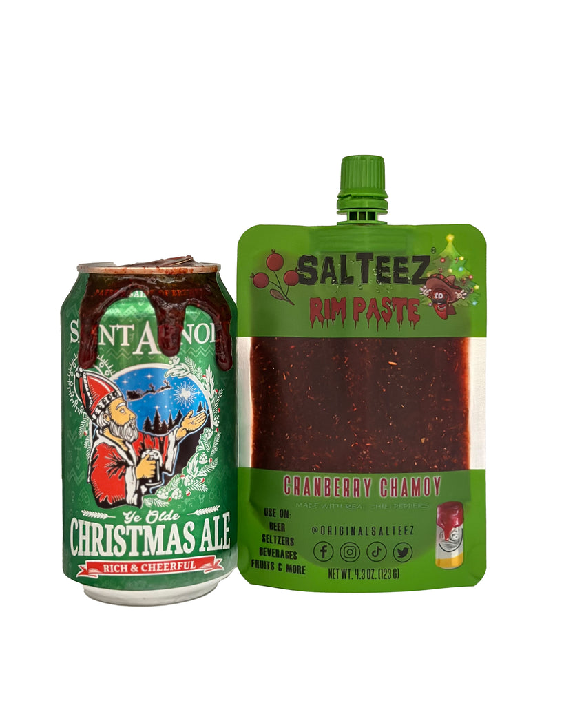 Salteez Rim Paste - Cranberry Chamoy - 24 Packs - FREE SHIPPING!