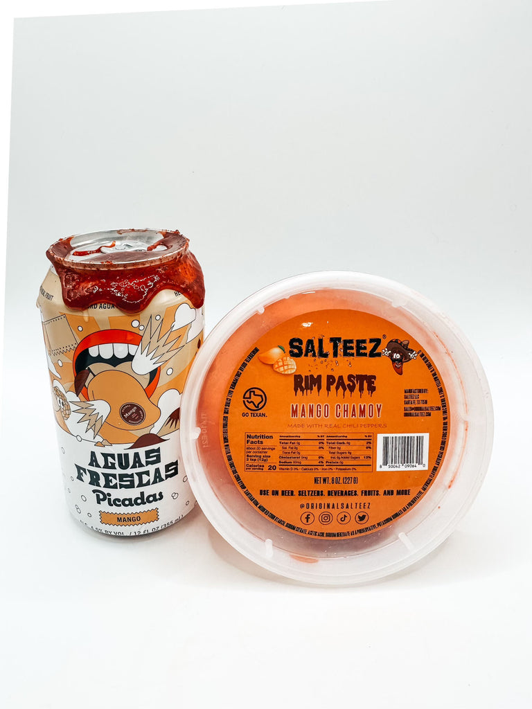 Salteez Rim Paste Tub - Mango Chamoy - 12 Tubs - FREE SHIPPING!