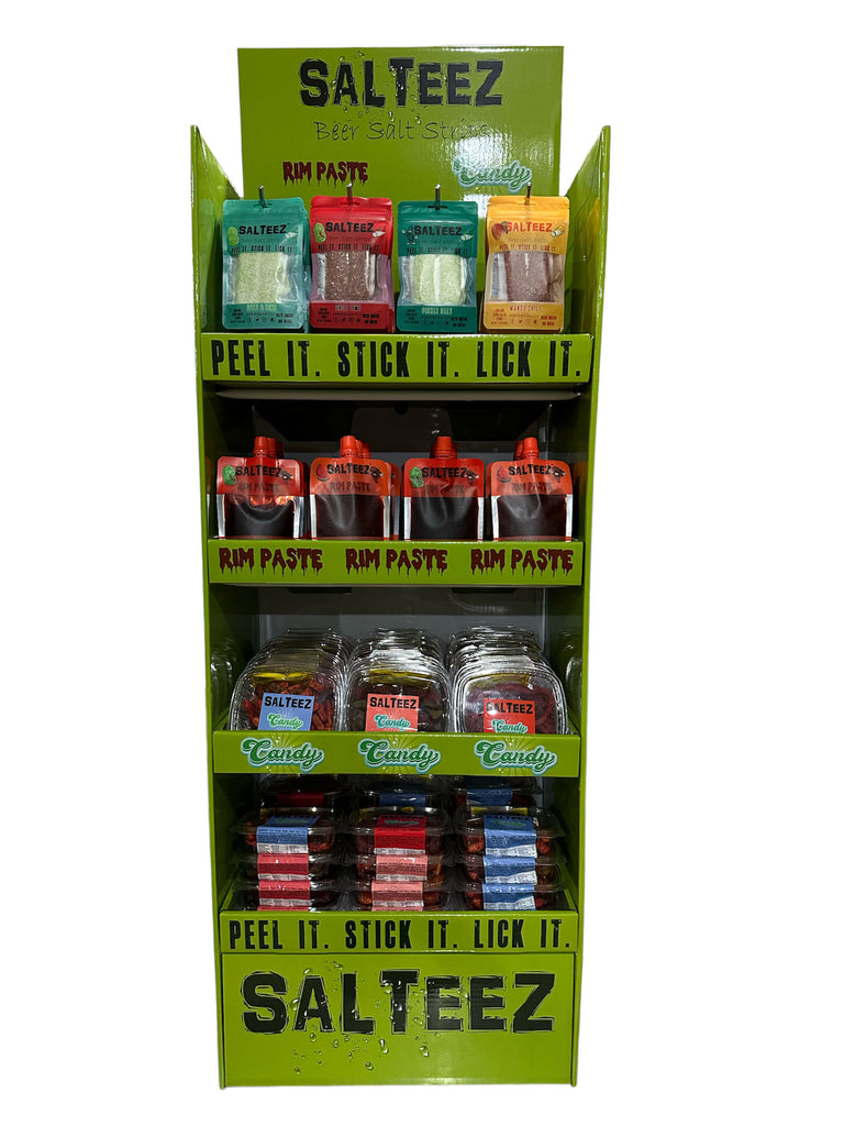 Salteez Beer Salt Strips - Salt & Lime Flavor - 50 Pack Case