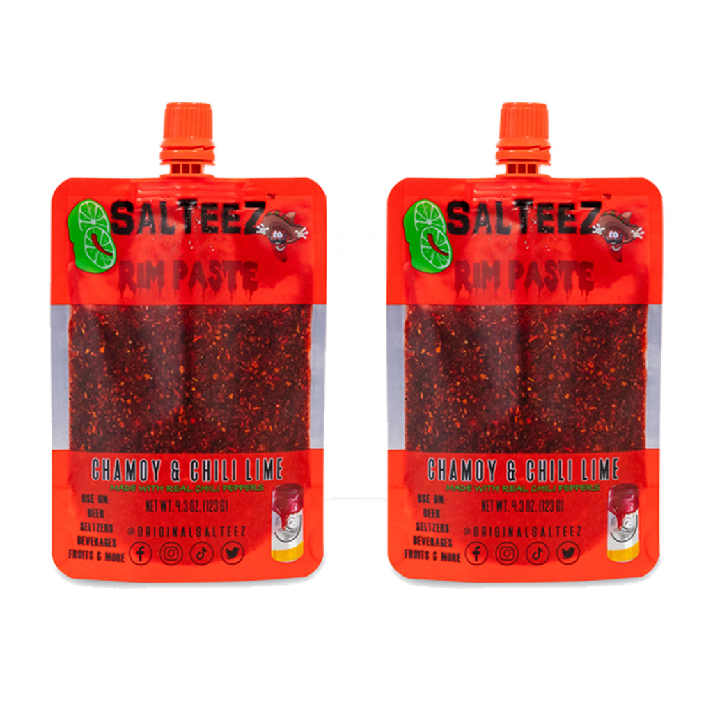 Salteez Beer Salt Strips - Chili Lime - 2 Packs